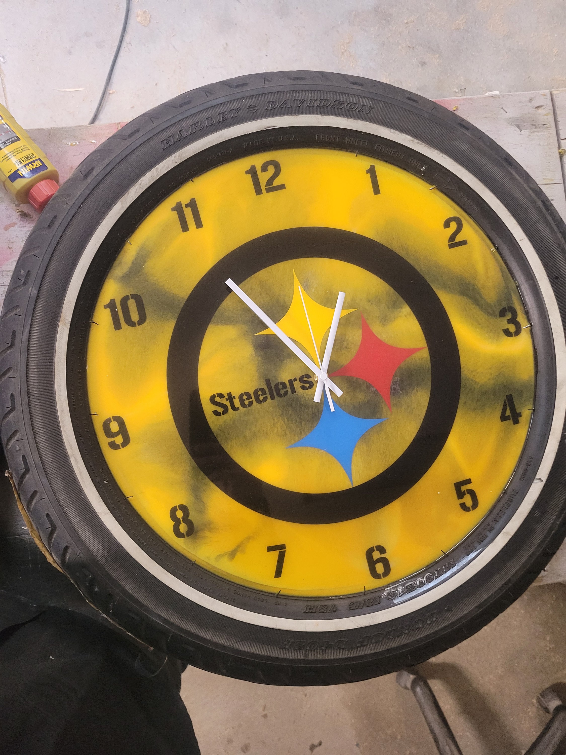 Motorcycle Tire Clocks - Etsy