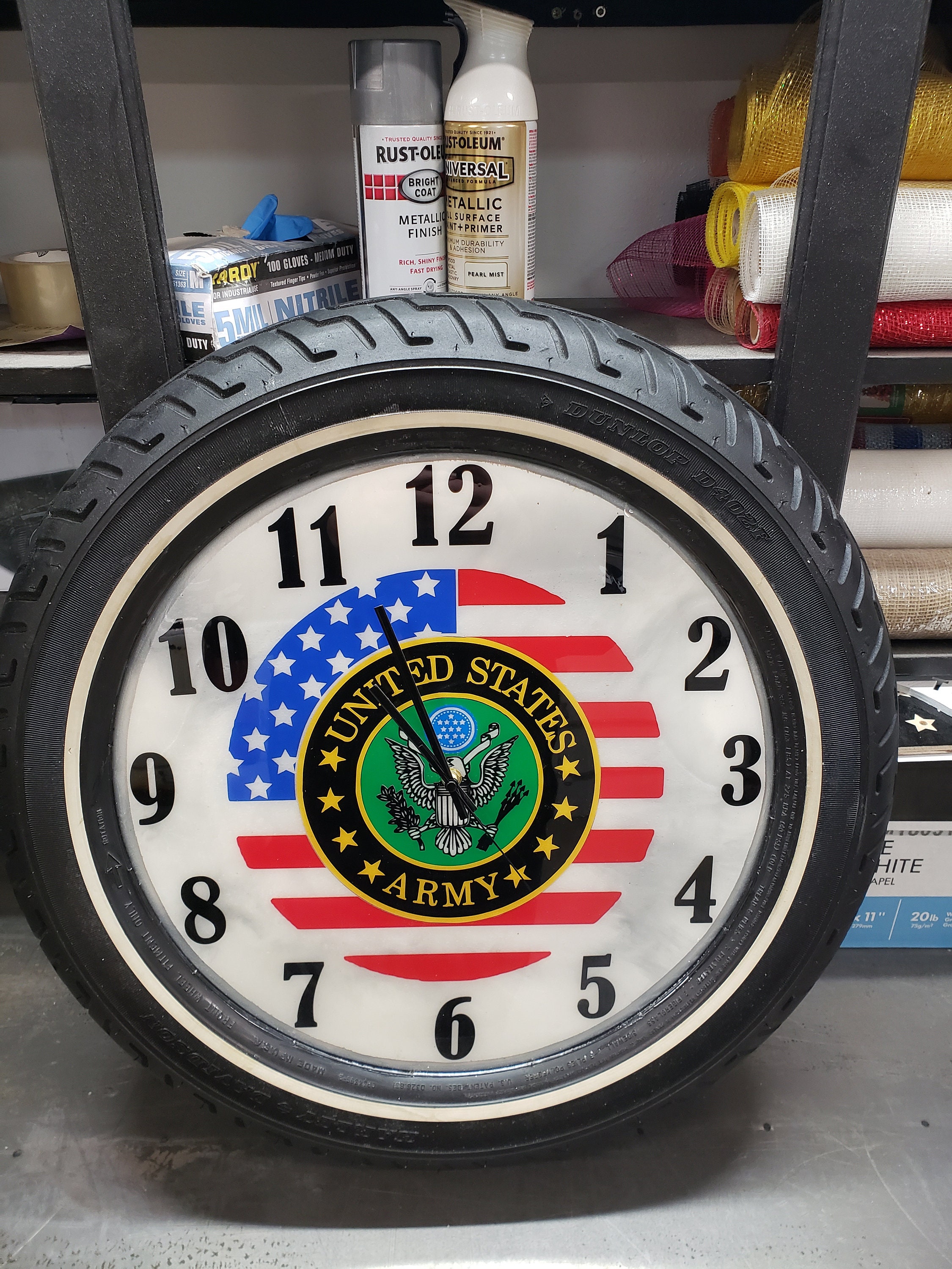 Motorcycle Tire Clocks - Etsy