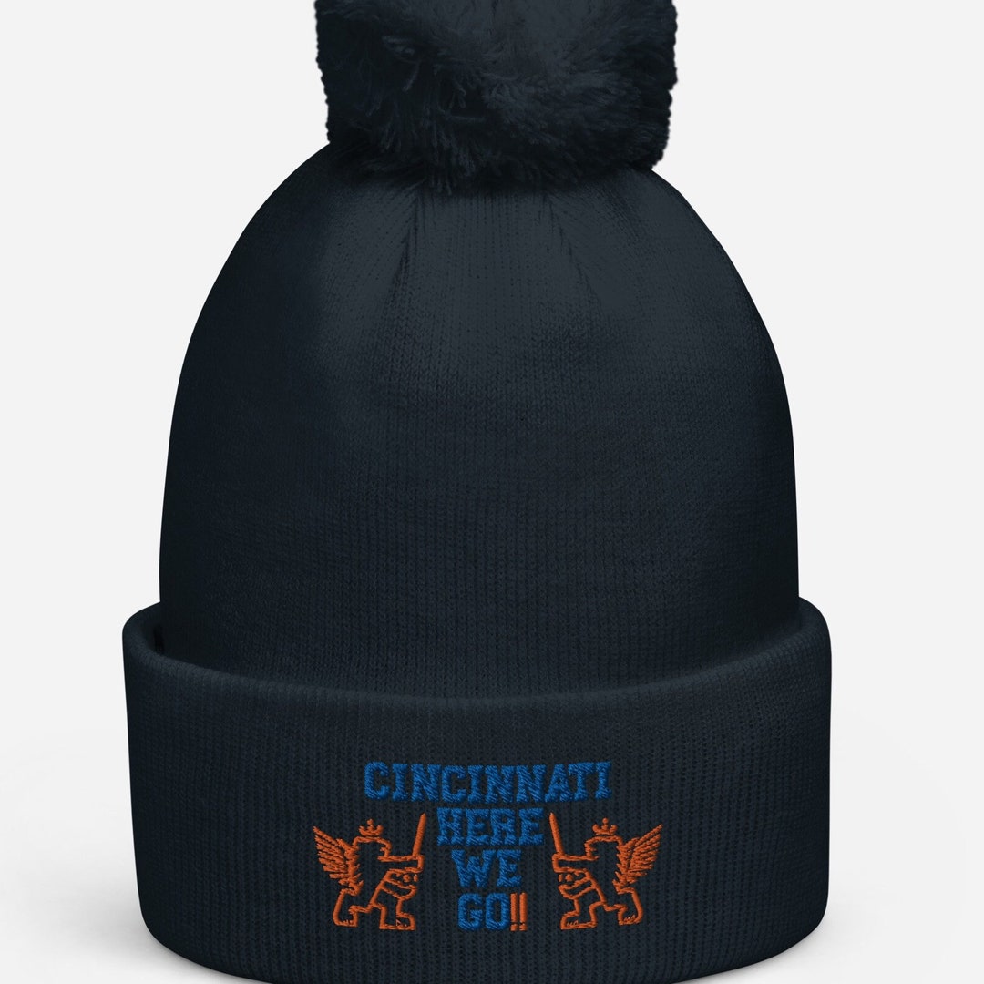 Fc Cincinnati Custom Pom Pom Beanie/hat - Etsy