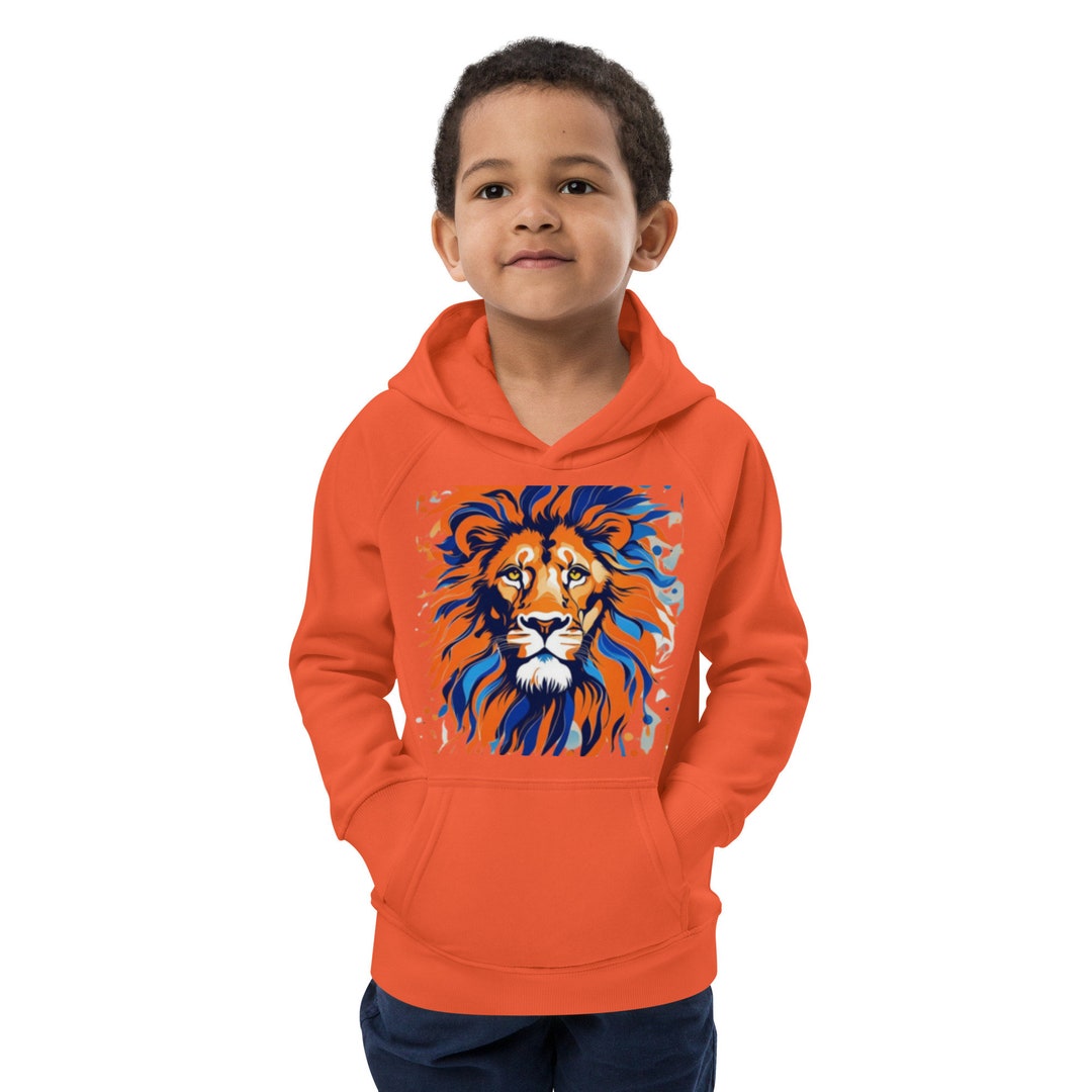 FC Cincinnati Kids Eco Hoodie,graphic Fun FCC Lion Sword Youth Gender ...