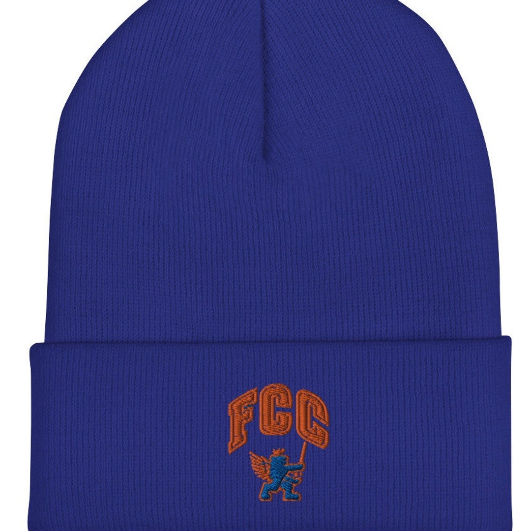 Fc Cincinnati Beanie, FCC Graphic Blue ,orange Hat, Cincy Fan Winter ...