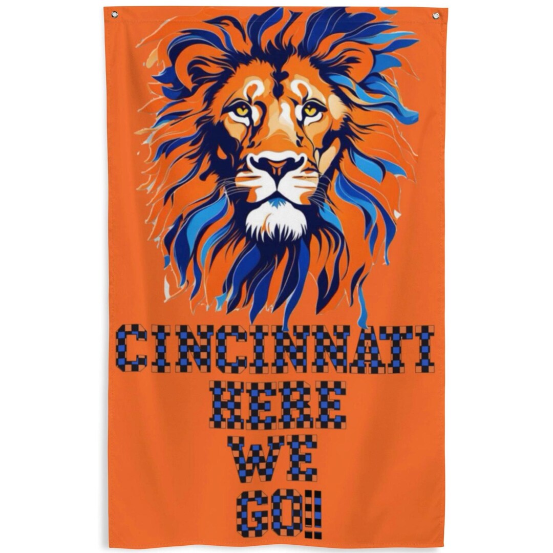 FC Cincinnati Flag "cincinnati Here We Go, FCC Pride Flag,gift for FC ...