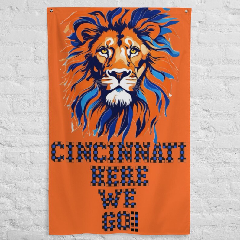 FC Cincinnati Flag "cincinnati Here We Go, FCC Pride Flag,gift for FC ...