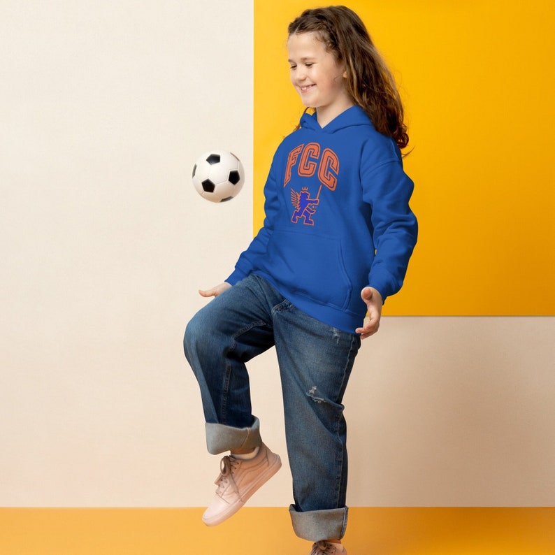FC Cincinnati Kids Eco Hoodie, Graphic FCC Lion With Sword , Youth ...