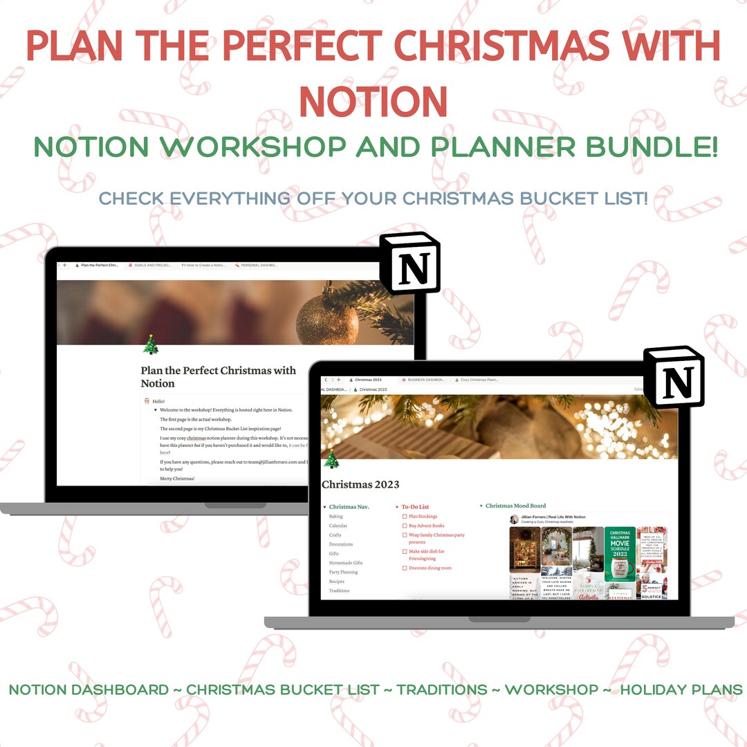 Plan the Perfect Christmas With Notion Planning Bundle! Notion ...