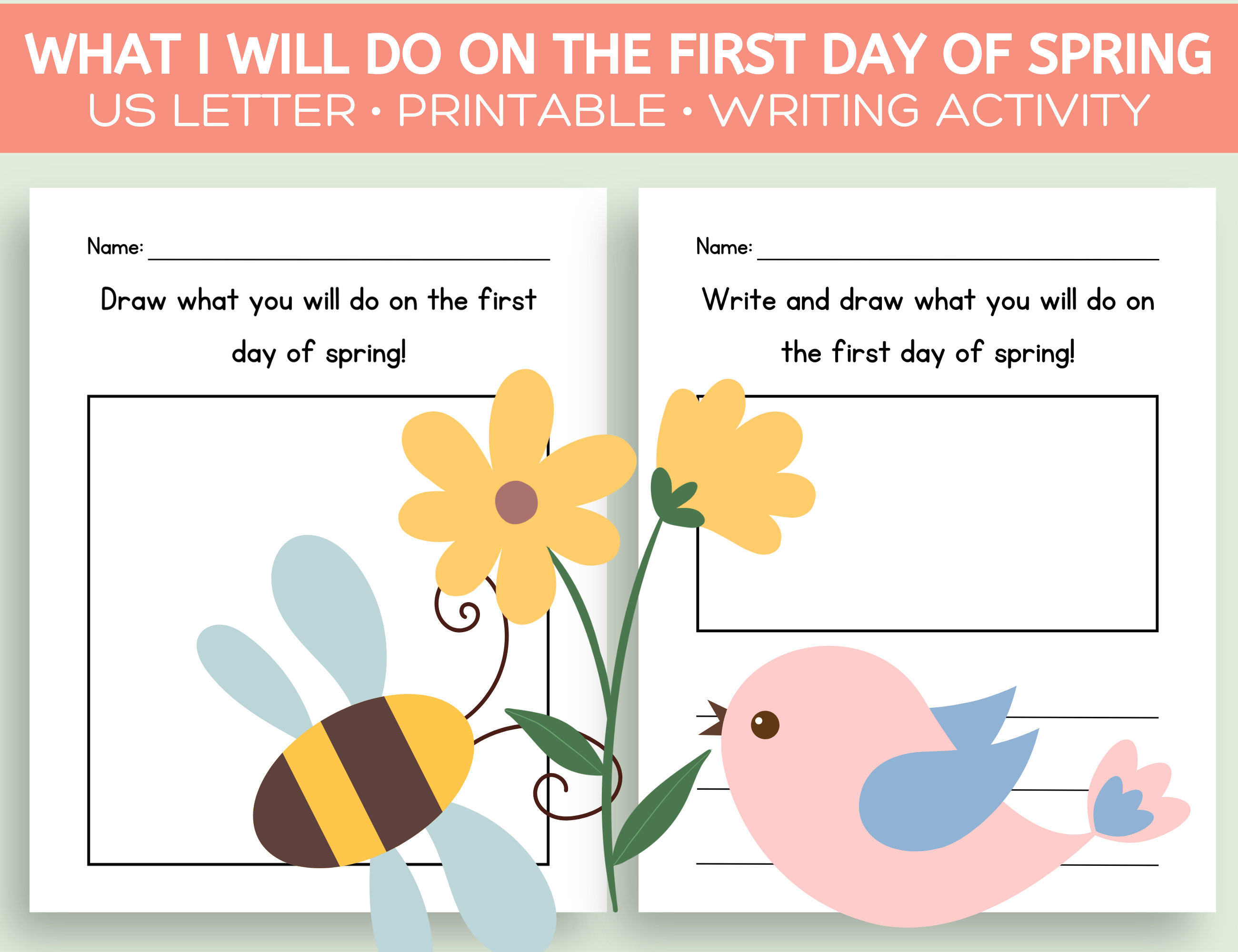 First Day Activities Worksheets