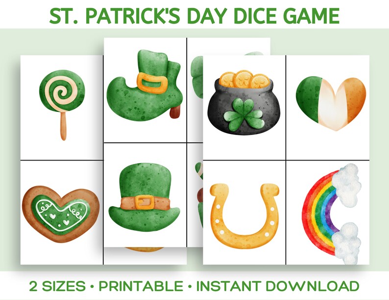 St. Patrick's Day Scavenger Hunt Printable, St. Patrick's Day Game for ...