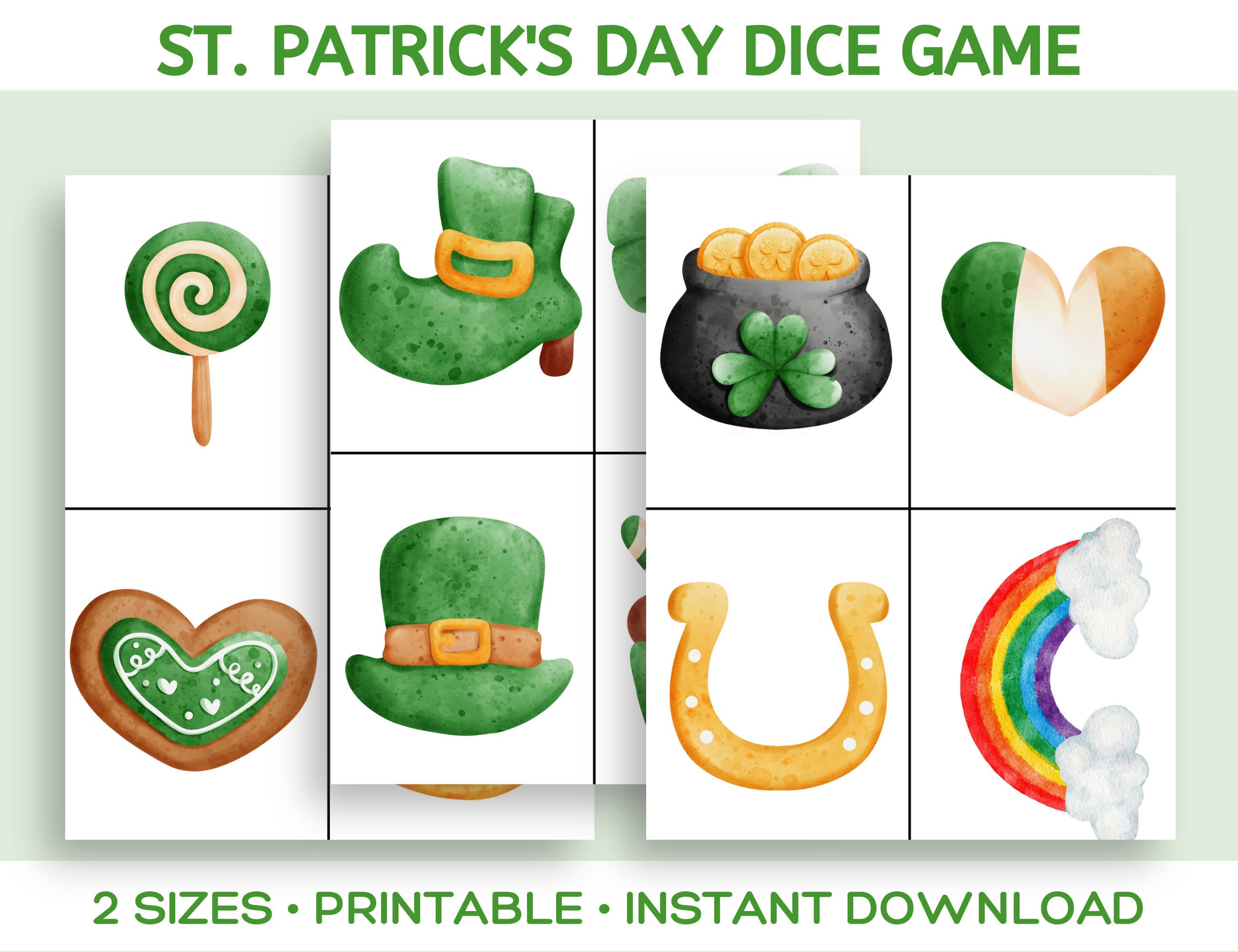 St. Patrick's Day Scavenger Hunt Printable, St. Patrick's Day Game for ...