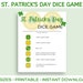 St. Patrick's Day Dice Game, St. Paddy's Day Coin Game, St. Patricks ...