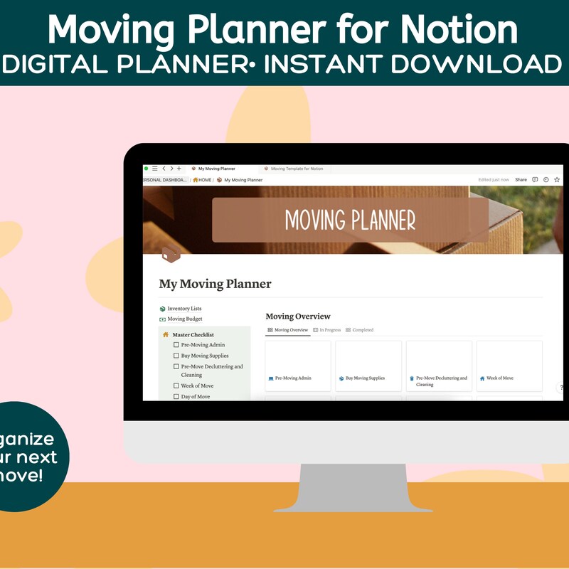 Moving Planner Aesthetic - Etsy
