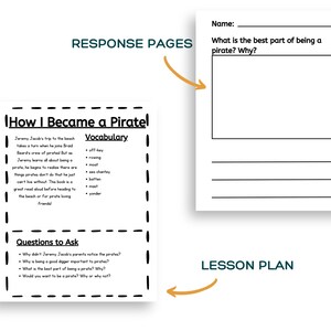 How I Became a Pirate Summer Lesson Plans, Summer Learning Pre K ...