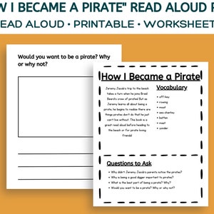 How I Became a Pirate Summer Lesson Plans, Summer Learning Pre K ...