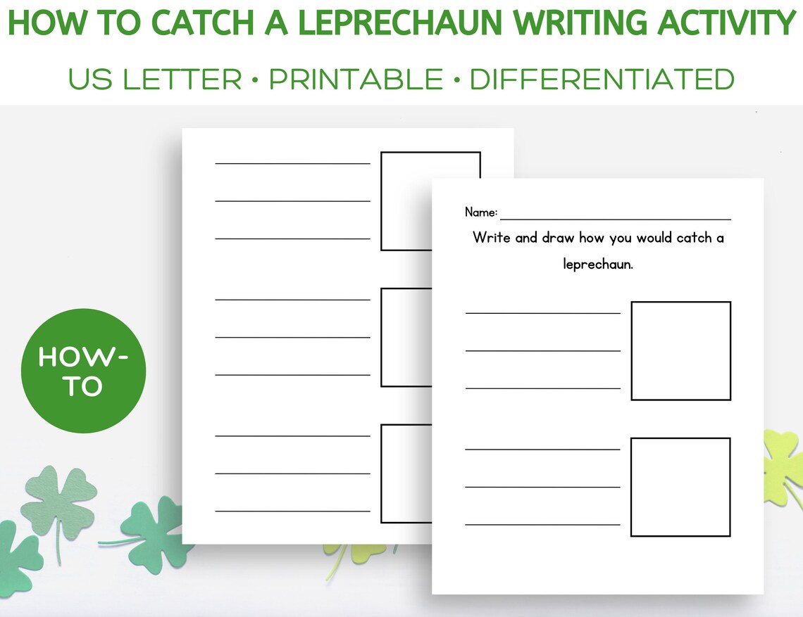 St. Patrick's Day Printable Worksheet, St. Paddy's Day Kids Worksheet ...