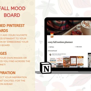 Cozy Fall Notion Planner, All-in-one Template (digital Download) - Etsy