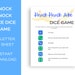 Knock Knock Joke Dice Game, Family Fun (printable) - Etsy