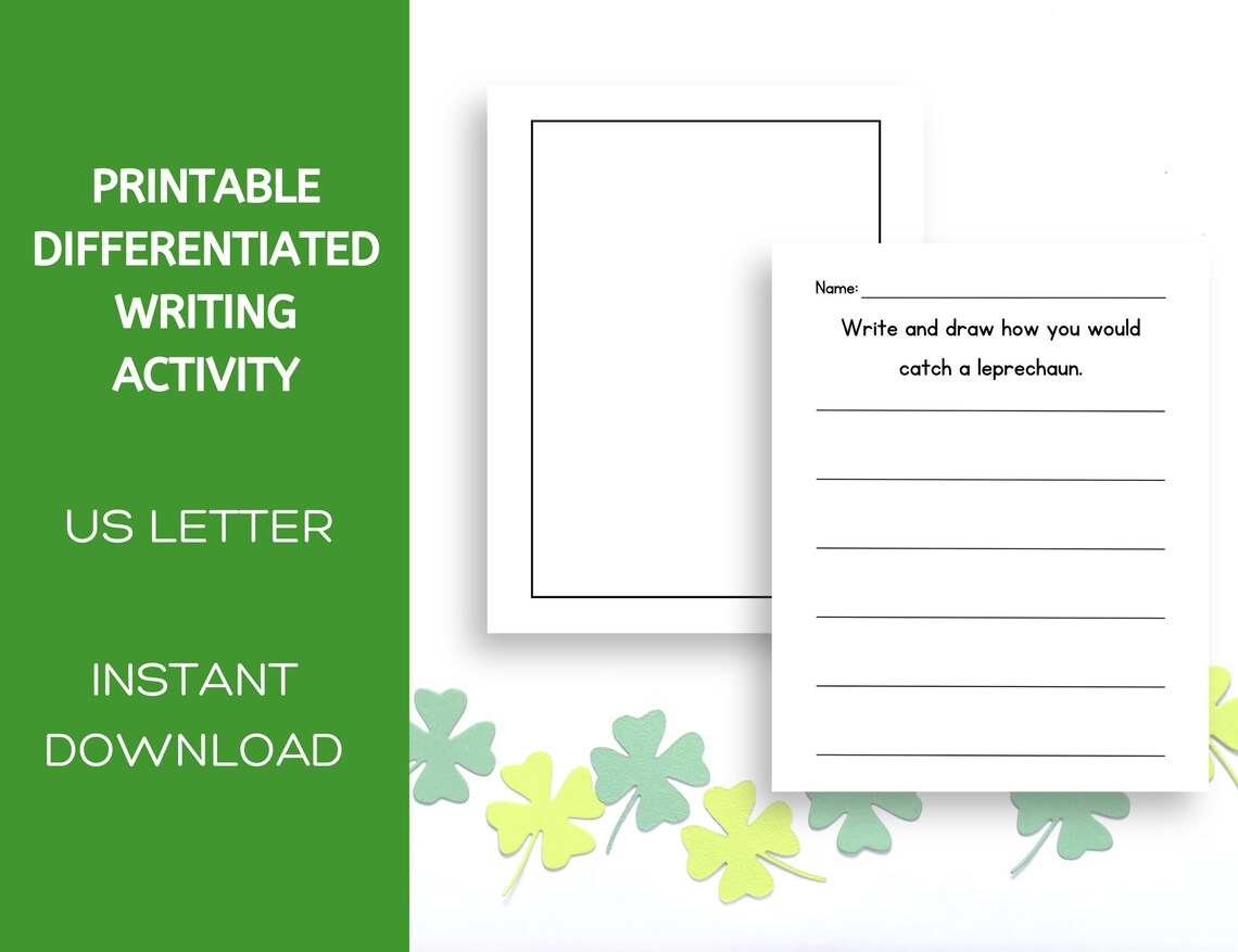 St. Patrick's Day Printable Worksheet, St. Paddy's Day Kids Worksheet ...