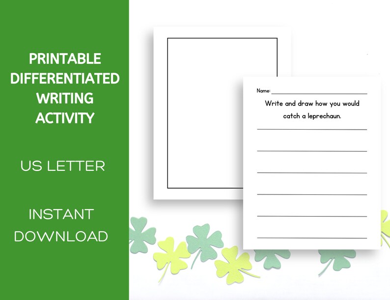 St. Patrick's Day Printable Worksheet, St. Paddy's Day Kids Worksheet ...