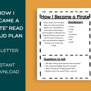 How I Became a Pirate Summer Lesson Plans, Summer Learning Pre K ...