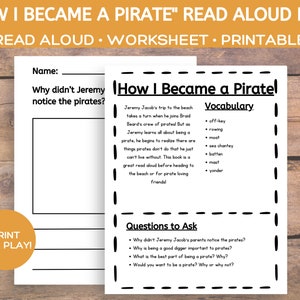 How I Became a Pirate Summer Lesson Plans, Summer Learning Pre K ...