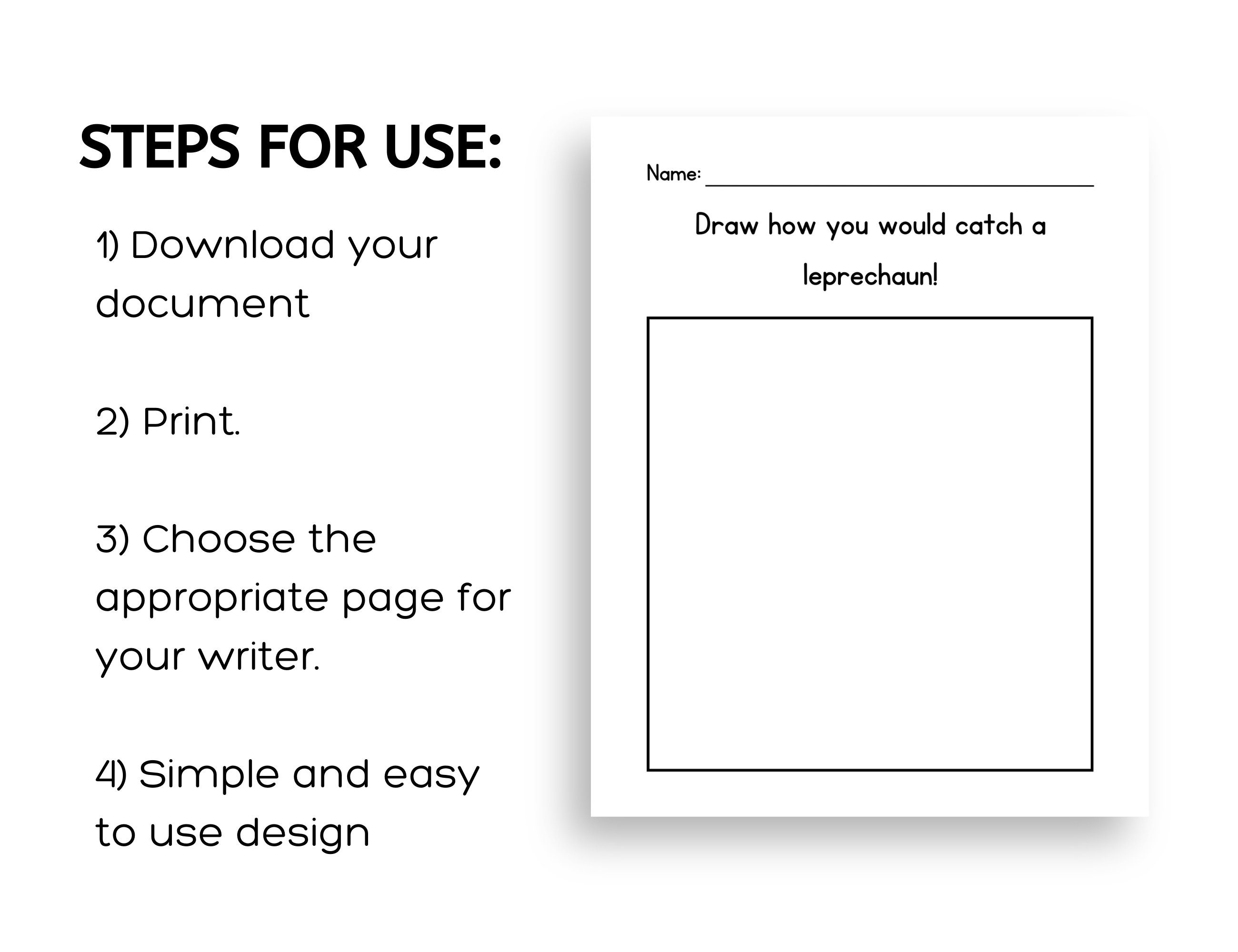 St. Patrick's Day Printable Worksheet, St. Paddy's Day Kids Worksheet ...