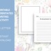 Spring Bucket List Printable Worksheet, First Day of Spring Worksheet ...