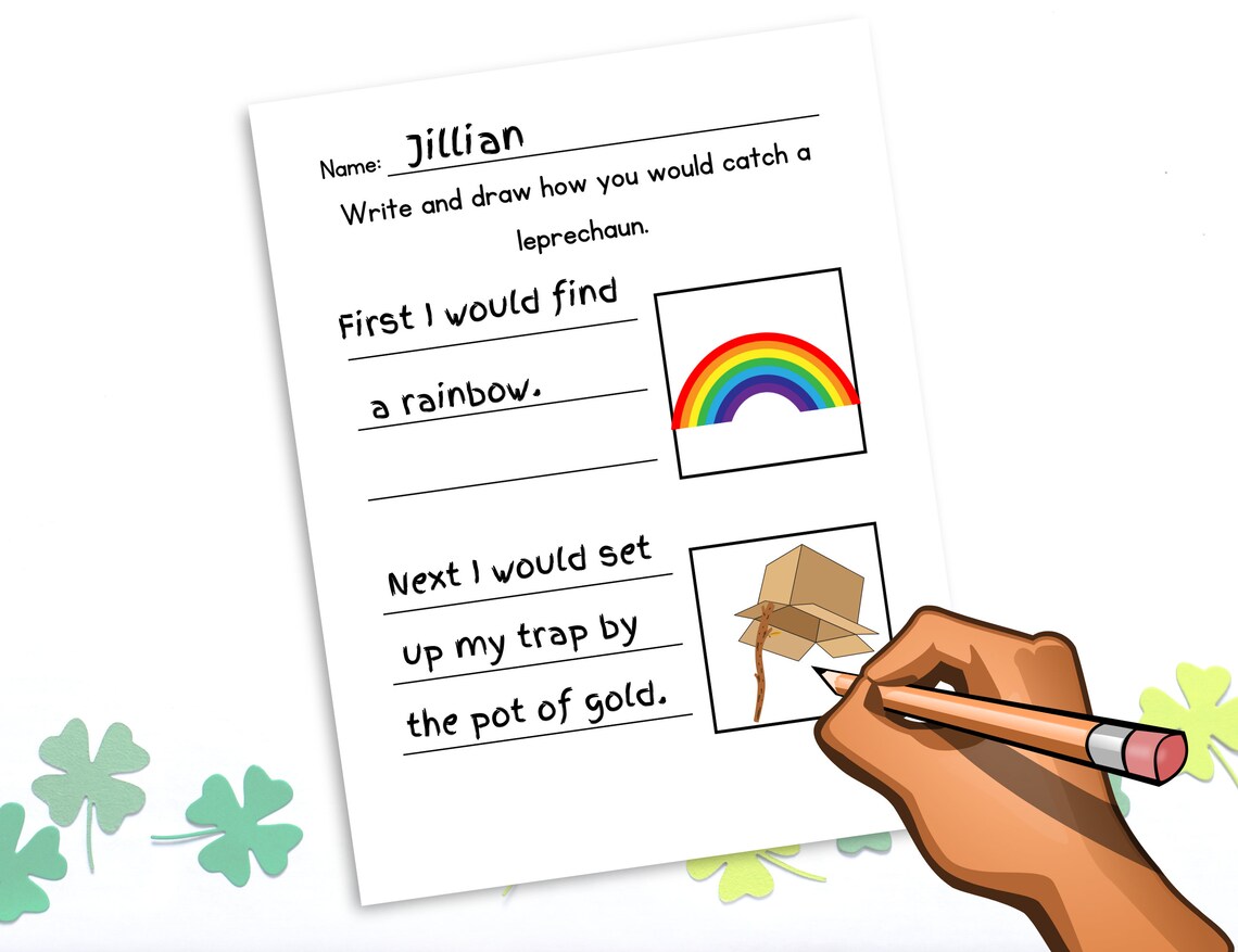 St. Patrick's Day Printable Worksheet, St. Paddy's Day Kids Worksheet ...