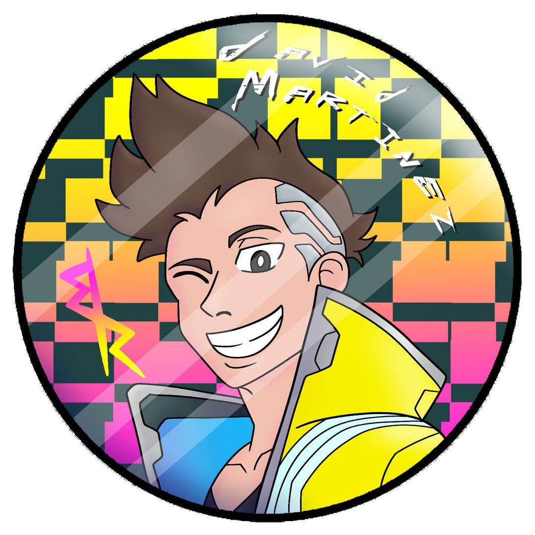 David Martinez | Cyberpunk Edgerunners | 2.25 Inch Pinback Buttons! - Etsy
