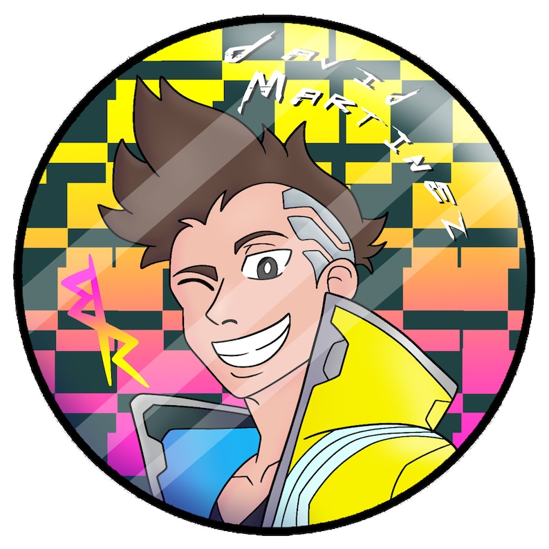David Martinez | Cyberpunk Edgerunners | 2.25 Inch Pinback Buttons! - Etsy