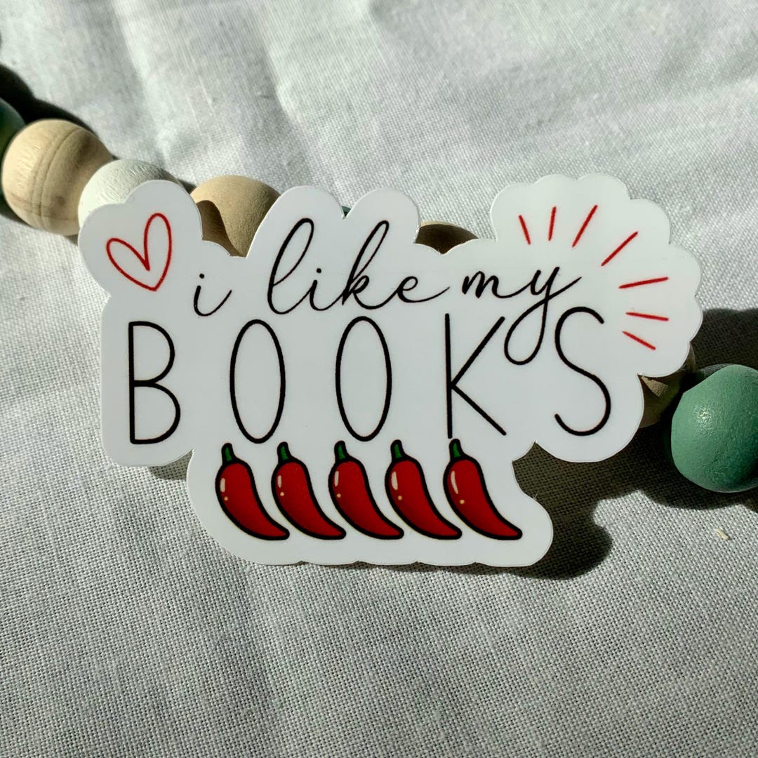 Spicy Book Sticker Book Boyfriends Bookish Merch Booktok Sticker Laptop ...