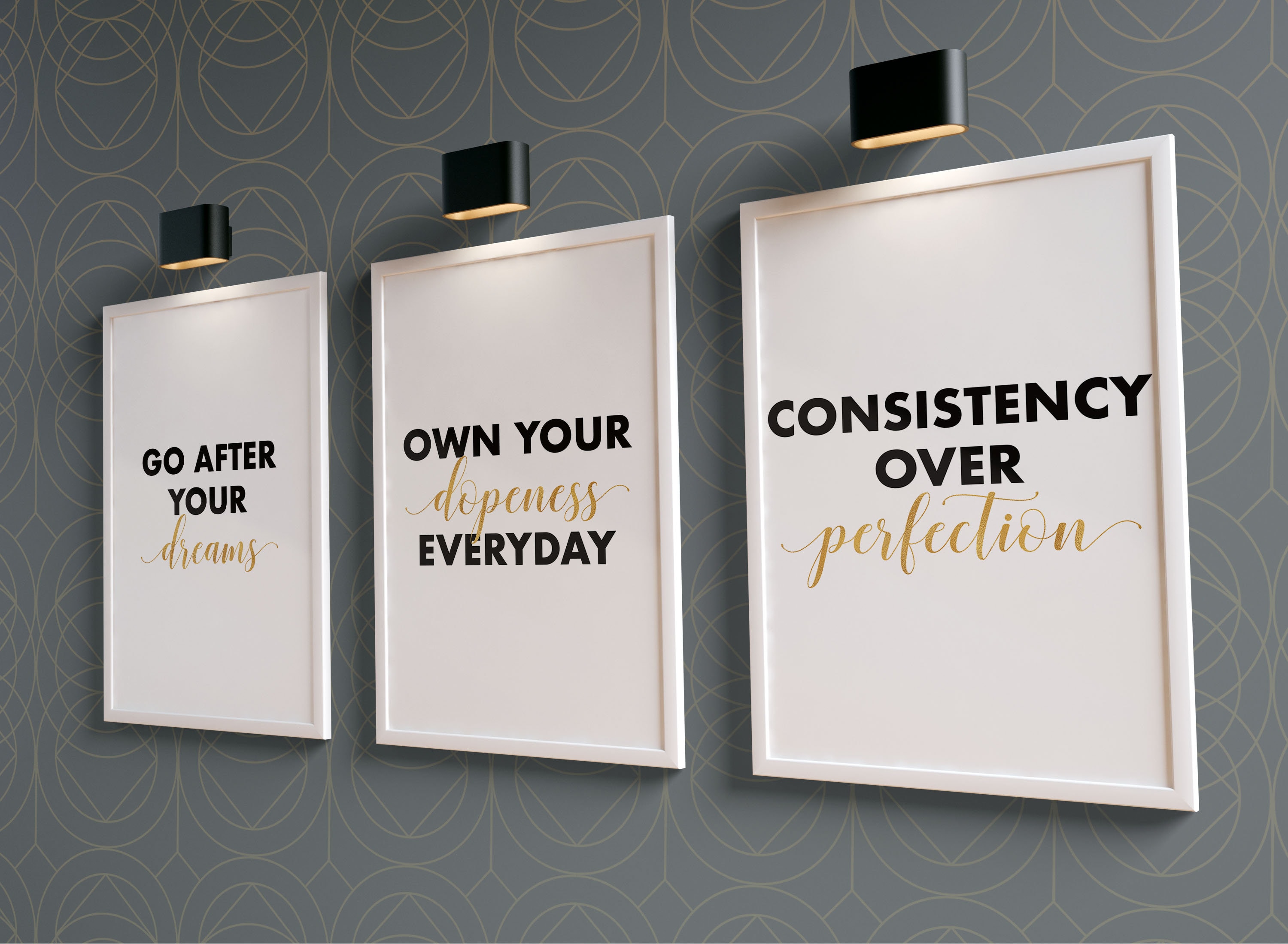 Inspirational Workplace Art, Motivational Office Wall Art, Modern Home ...