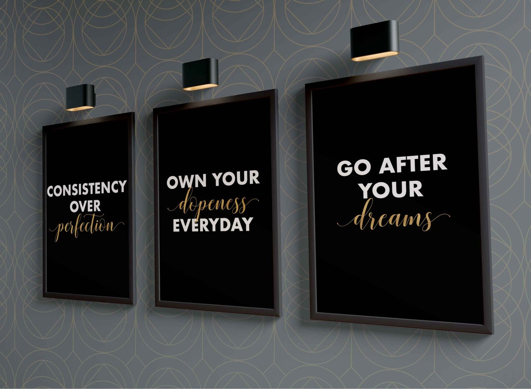 Inspirational Workplace Art, Motivational Office Wall Art, Modern Home ...