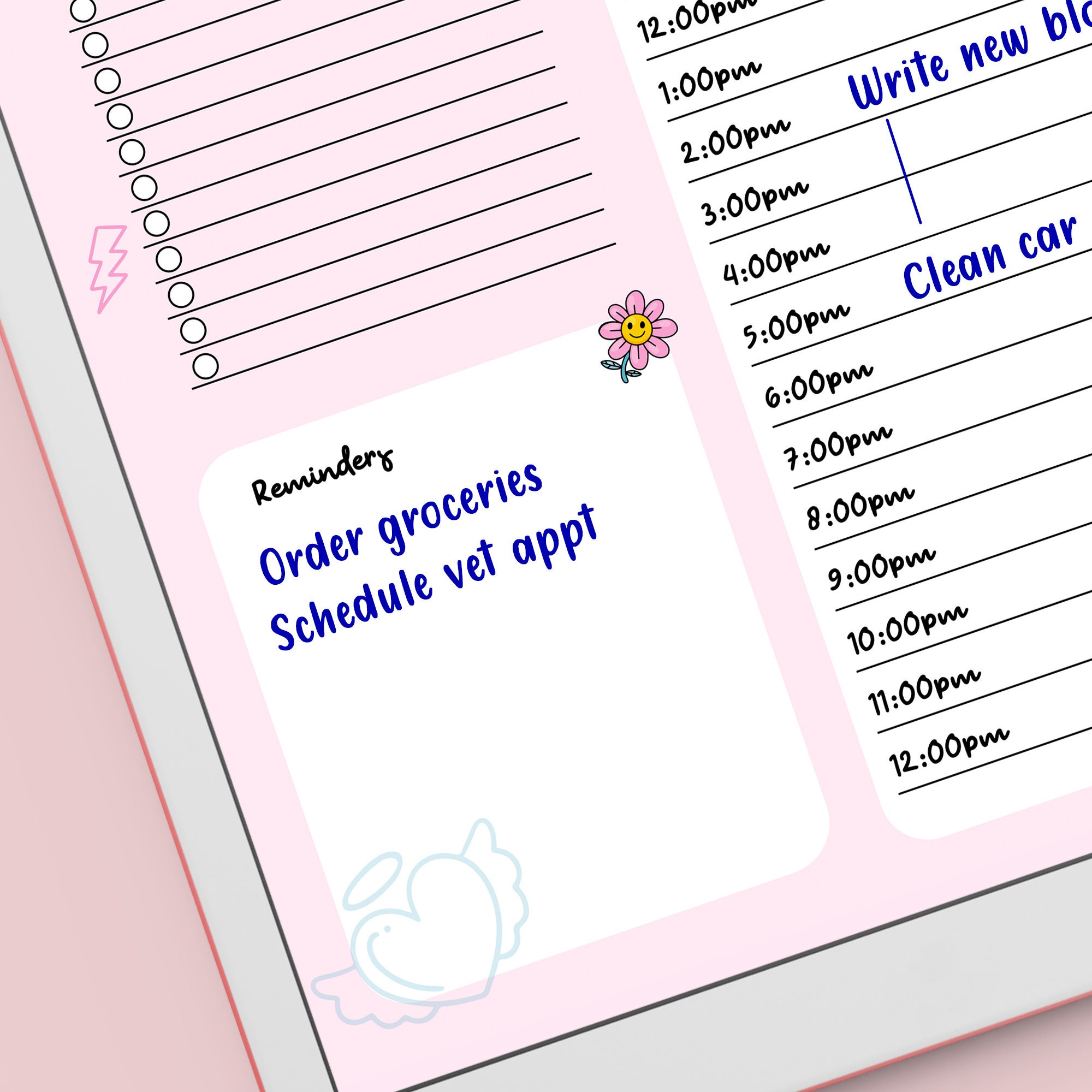 To Do List Digital Note Taking Template to Do List Digital iPad to Do ...