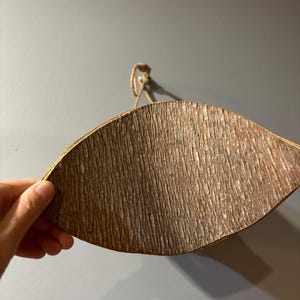 Handmade Rustic Large Tree Bark Flower Wall Basket Cottagecore Wall ...