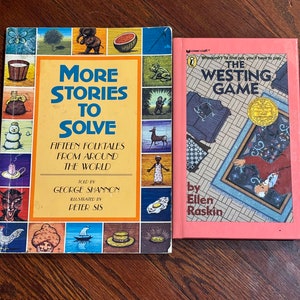 More Stories to Solve and the Westing Game Book Set. Vintage Mystery ...