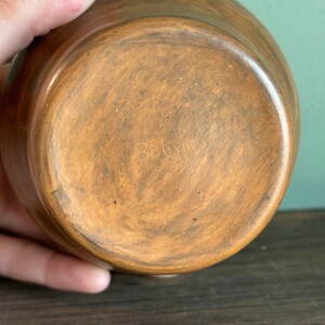 Vintage Bolivian Studio Redware Hand Painted Pot With Lid Signed ...