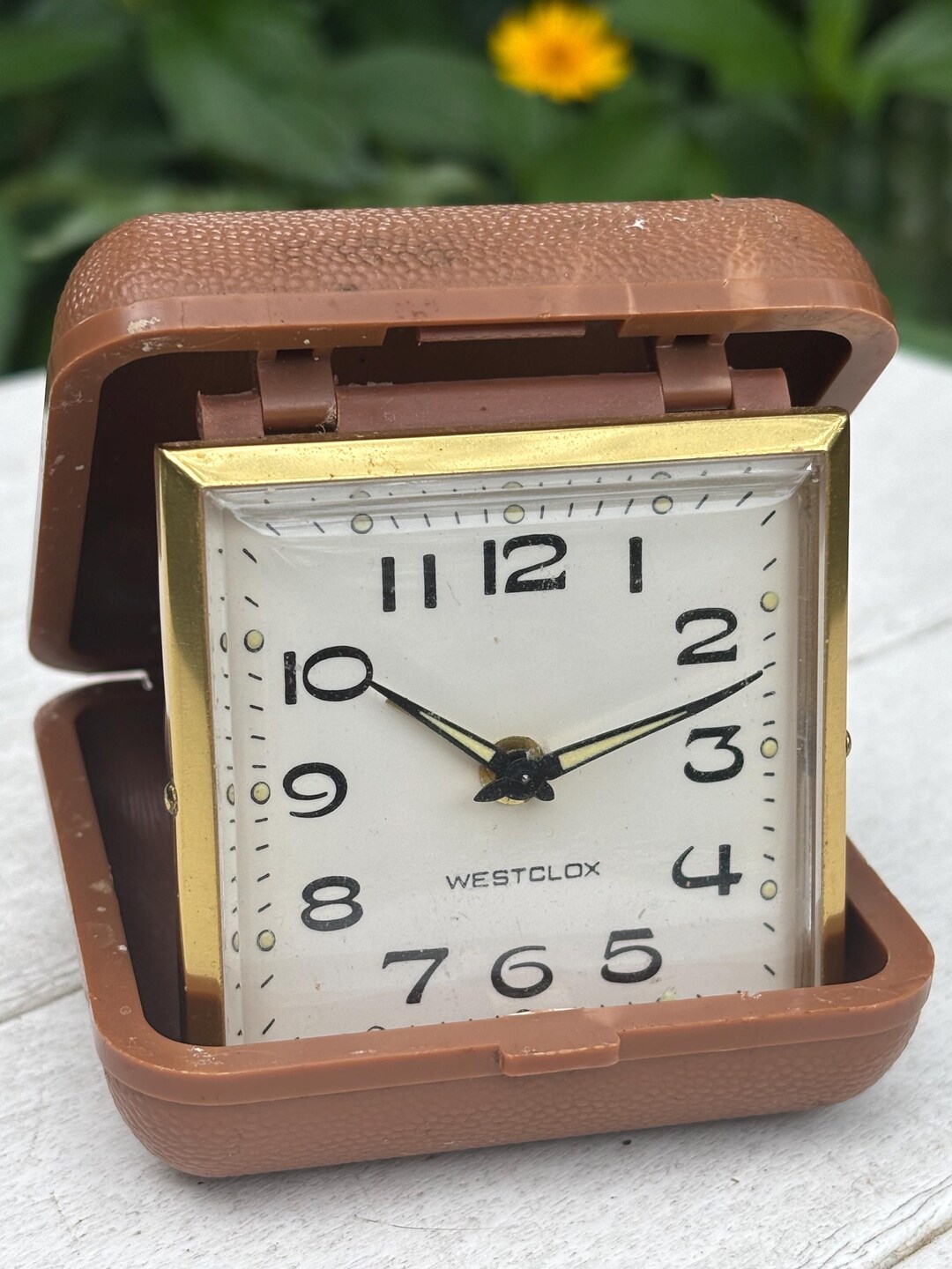 1970's Travel Dresser Clock Made by Westclox, Working Condition Wind up ...