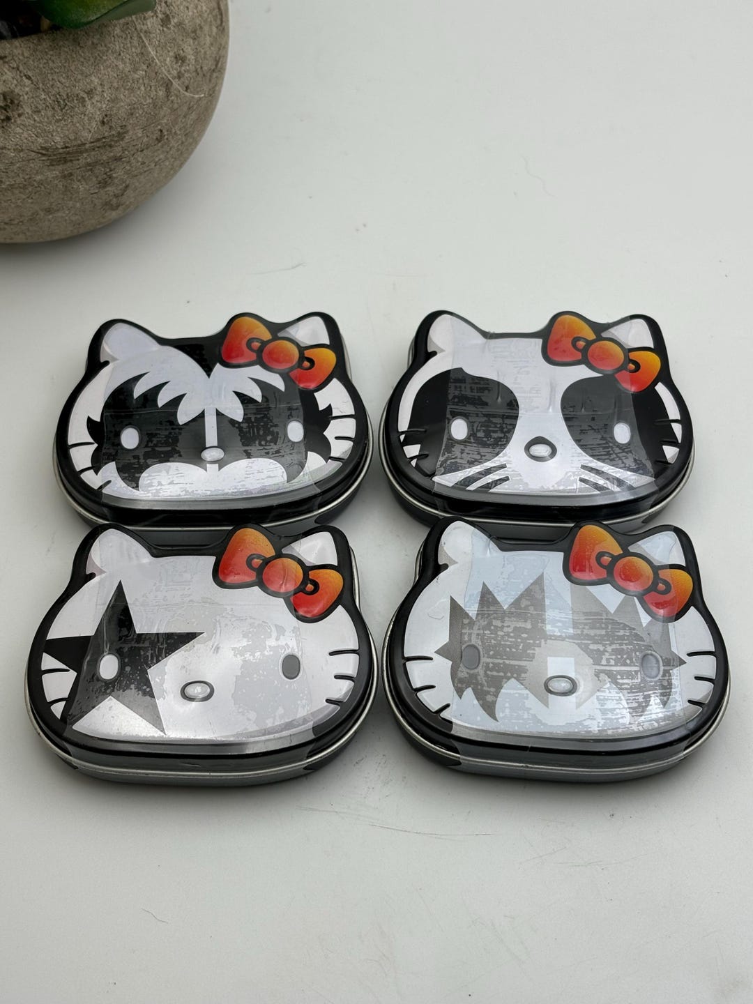 KISS Hello Kitty Mint Set New in Boxes Rare Hello Kitty KISS Band ...