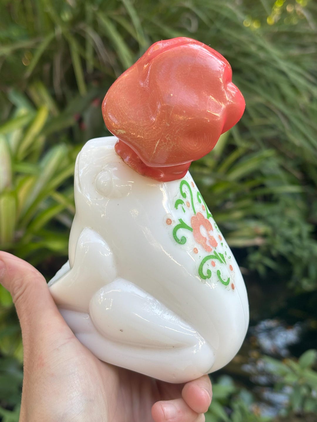 Vintage Avon Handy Frog Glass Lotion Bottle - Etsy