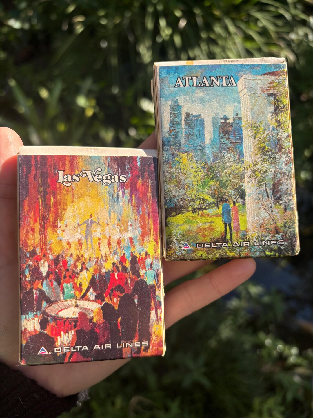 Jack Laycox Vintage Delta Airlines Playing Cards Atlanta and Las Vegas ...