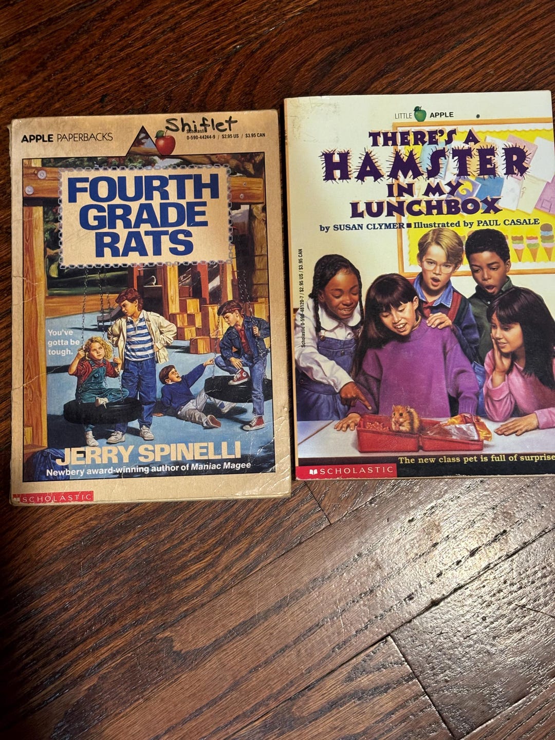 Fourth Grade Rats and There's A Hamster in My Lunch Box Vintage 1990s ...