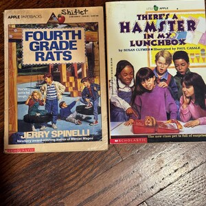 Fourth Grade Rats and There's A Hamster in My Lunch Box Vintage 1990s ...