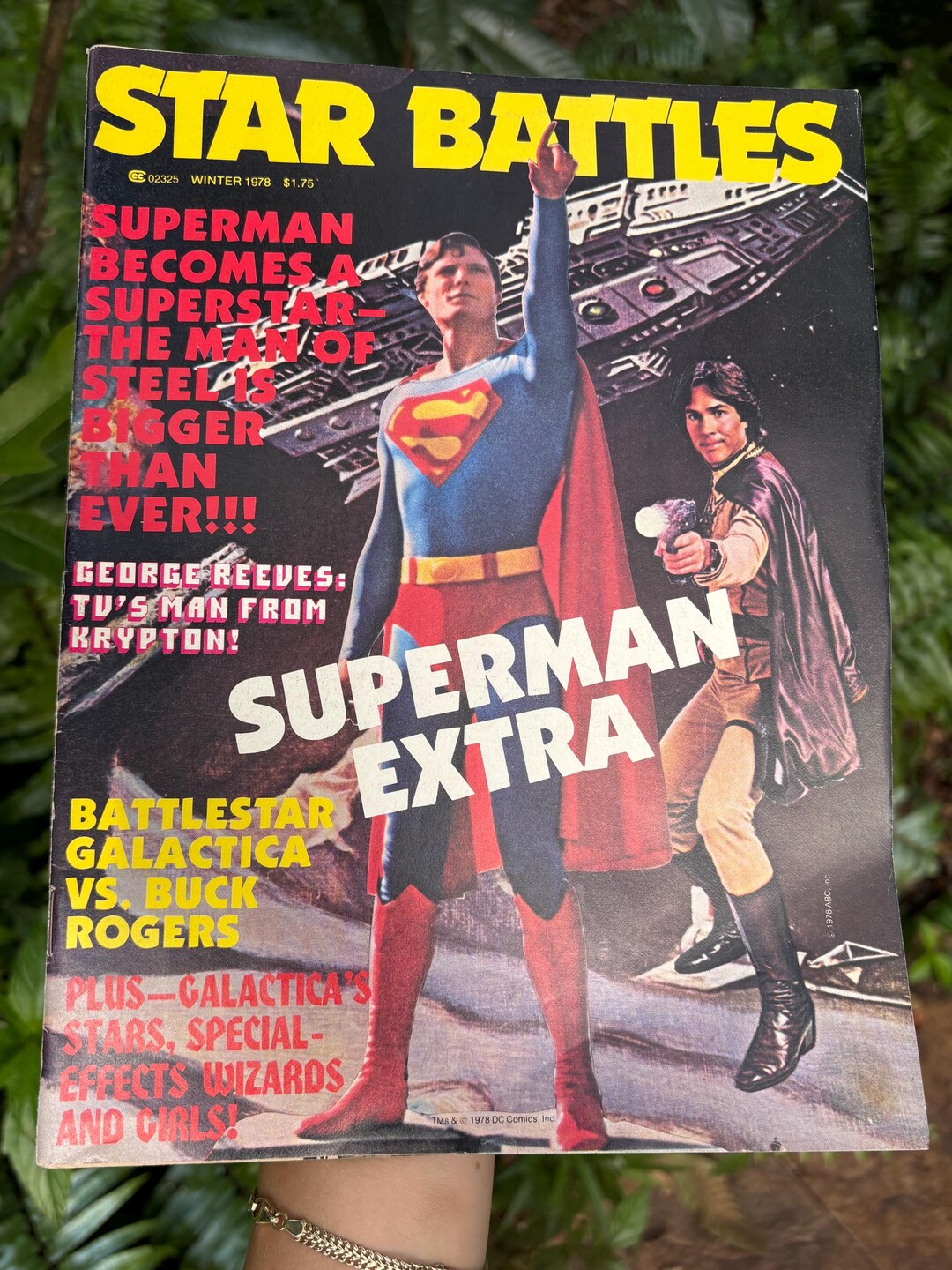 1978 Star Battles Magazine With Superman Extra and Battlestar Galactica ...