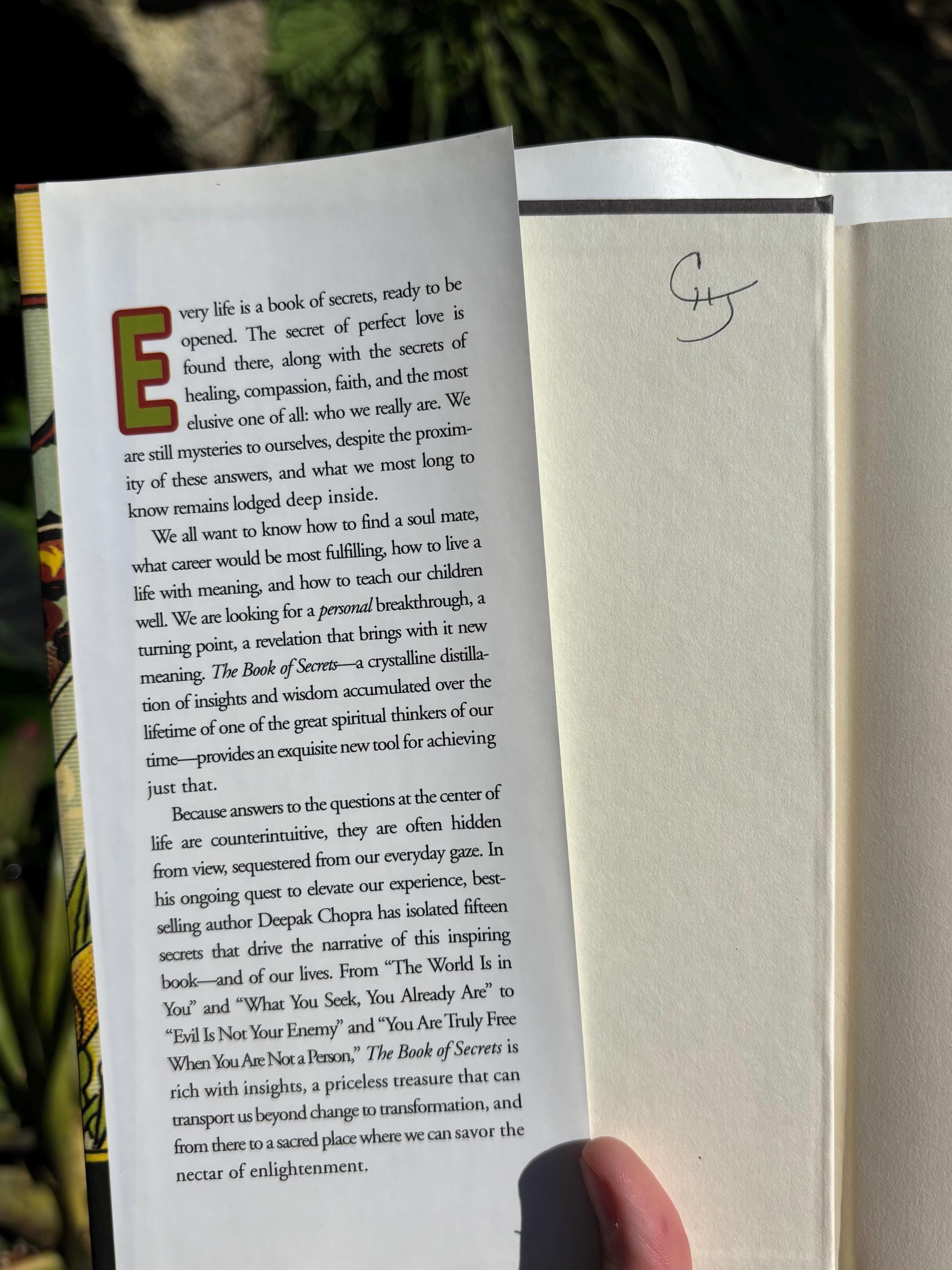 First Edition the Book of Secrets by Deepak Chopra Metaphysical ...