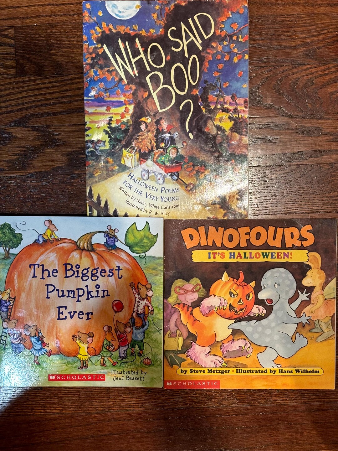 Halloween Kids Vintage 3 Book Set. Dinofours It's Halloween, the ...