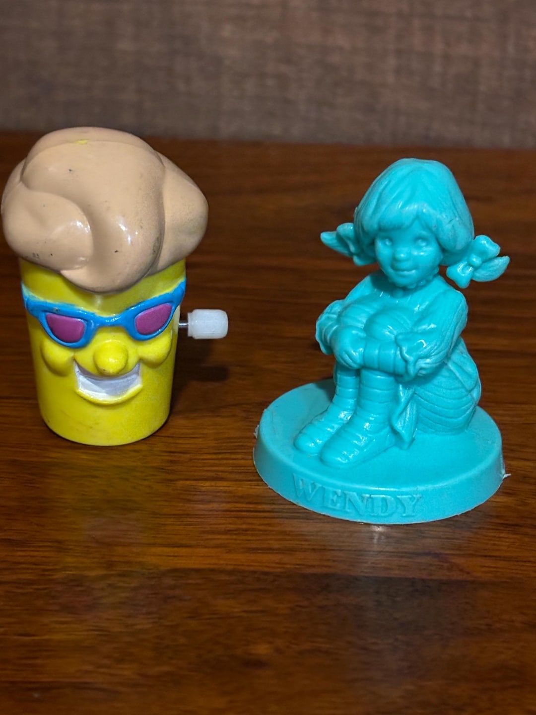 Wendy's Good Stuff Gang Wendy Figure and Wind-up Frosty Toy Set Vintage ...