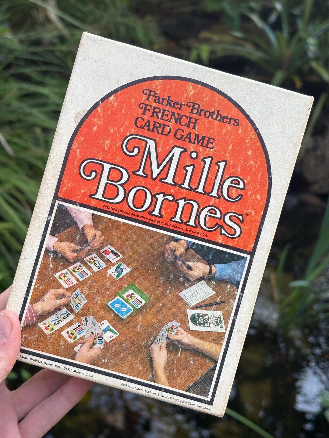 Vintage Mille Bornes Parker Brothers French Card Game From 1971 With ...