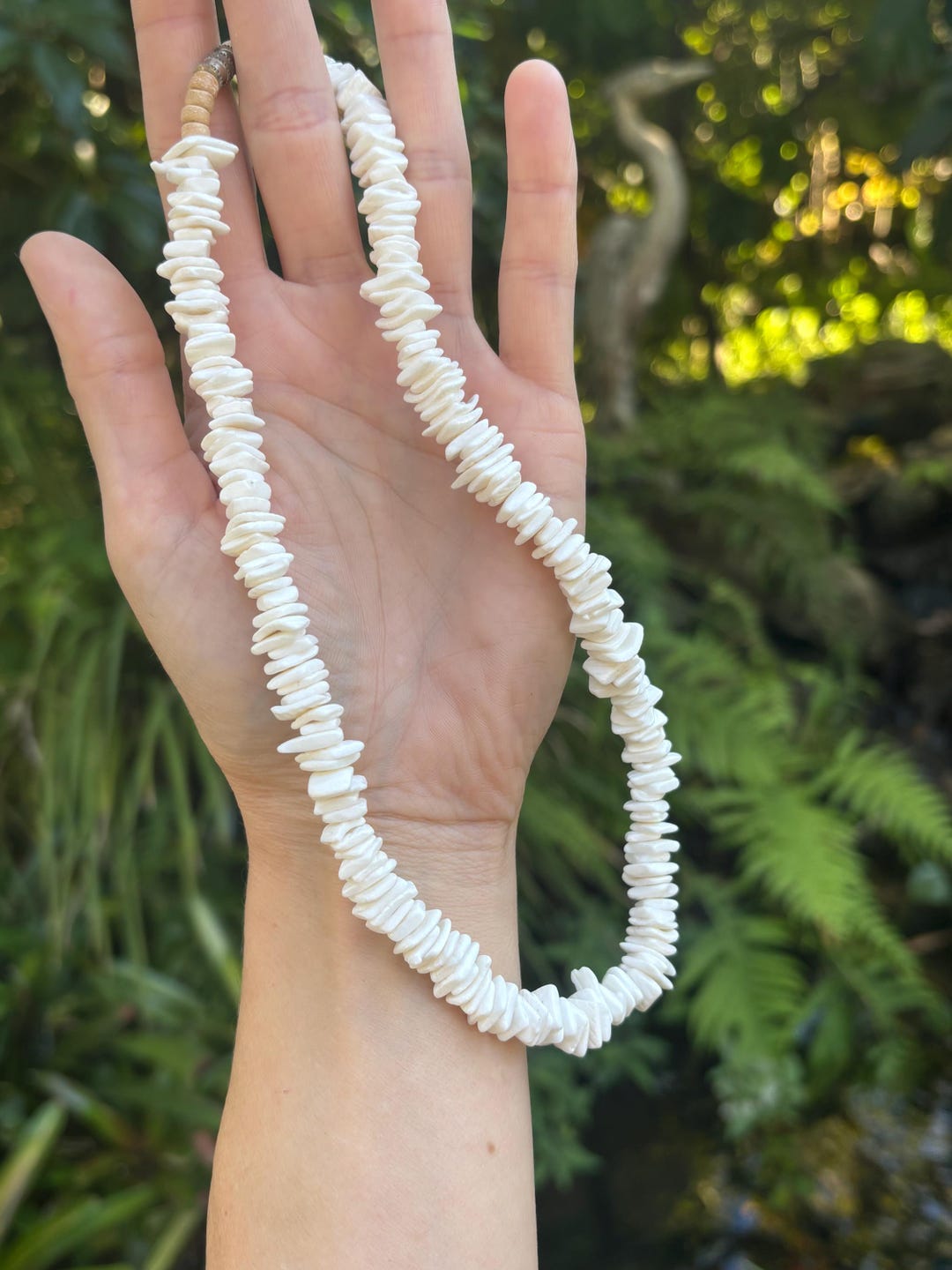 Vintage Puka Shell Natural Cut Choker Necklace - Etsy