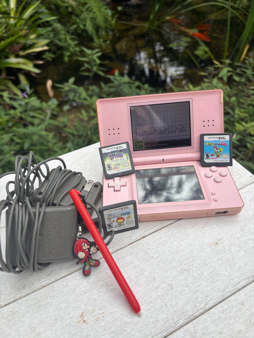 Nintendo DS Lite Pink Color Working Condition With Stylus, Chargers and ...