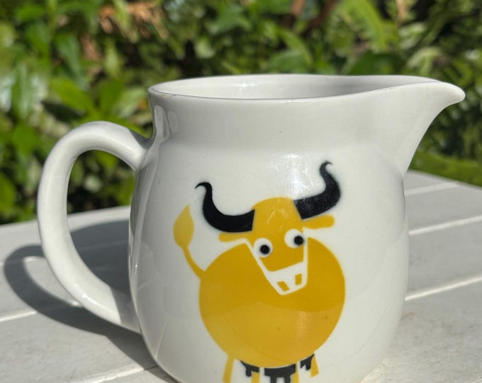 1950s Arabia of Finland Yellow Ox Pitcher Designed by Anja Juurikkala ...