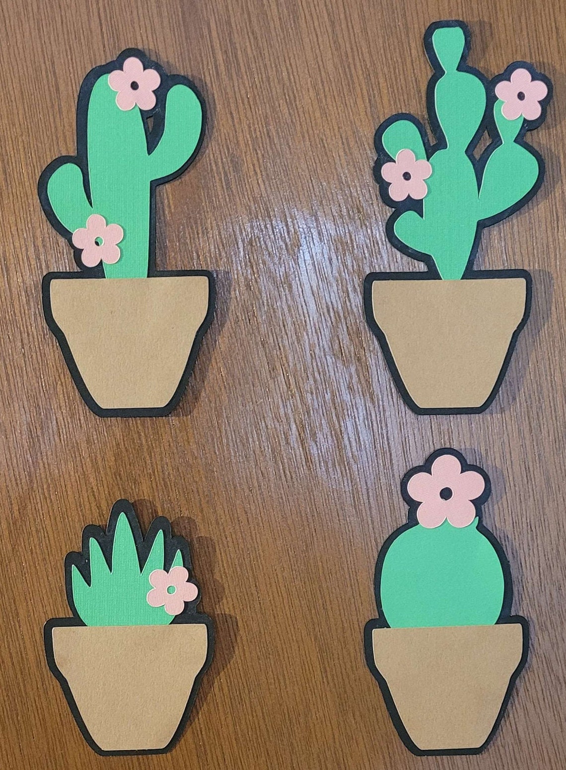 Cacti Door Decorations Fully Assembled Set of 4 College Dorm or ...